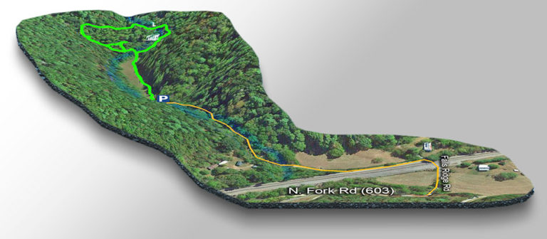 Falls Ridge Falls - 3D Map, Photos and Directions - Virginia - Let's ...