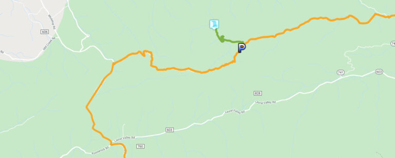 Rowlands Creek Falls - 3D Map, Photos and Directions - Virginia - Let's ...