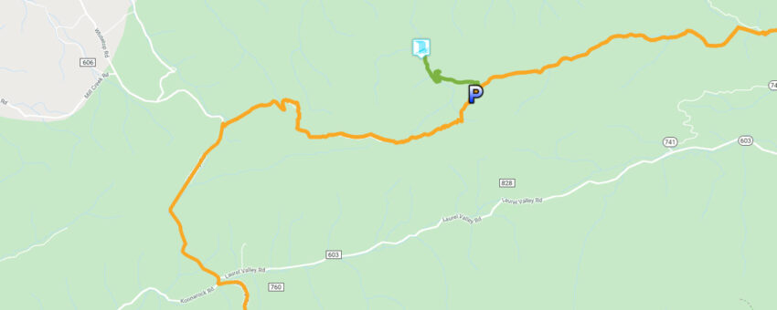 Rowlands Creek Falls - 3D Map, Photos and Directions - Virginia - Let's ...