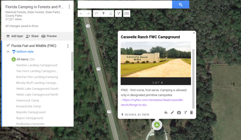 How to Camp Free or Cheap - Florida - Wildlife Management Areas (WMA ...