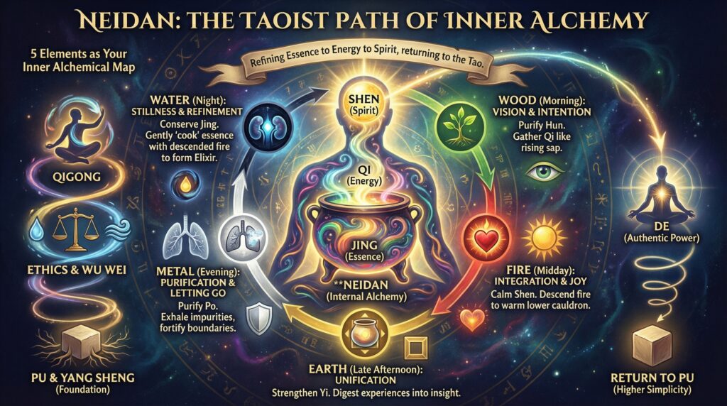 Neidan: The Taoist Path of Inner Alchemy (Using the 5 Elements as Your ...